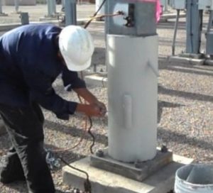 Repair of Corrosion-Damaged Substation Structures - PileMedic®