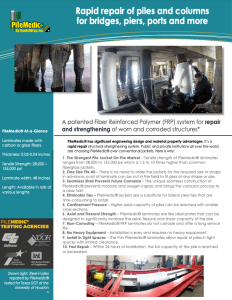 Pile Jackets - PileMedic®